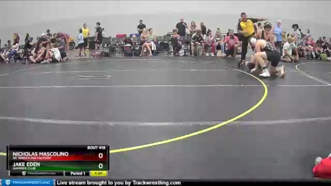 187 lbs Quarterfinal - Jake Eden, Hammer Club vs Nicholas Mascolino, NC ...