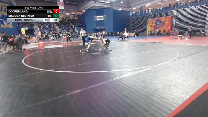 120 lbs Cons. Round 1 - Cooper Lang, NY Military Academy vs Maddox ...