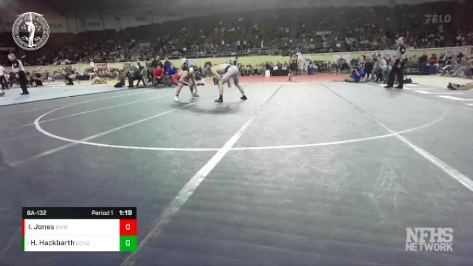 6A-132 lbs Semifinal - Hudson Hackbarth, EDMOND NORTH vs Isaiah Jones ...
