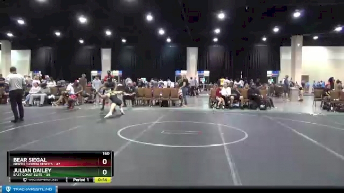 160 lbs Round 4 (6 Team) - Bear Siegal, North Florida Misfits vs Julian ...