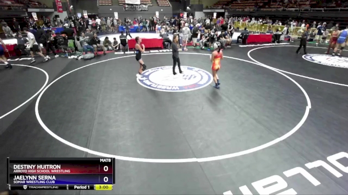 105 lbs Cons. Round 3 - Destiny Huitron, Arroyo High School Wrestling ...