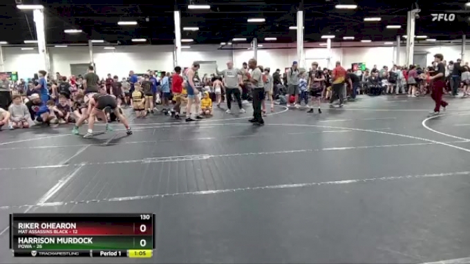 130 lbs Round 3 (8 Team) - Harrison Murdock, POWA vs Riker Ohearon, Mat ...