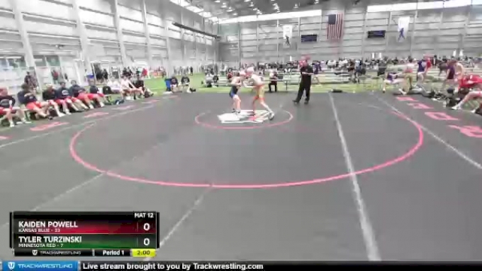 113 lbs Placement Matches (8 Team) - Kaiden Powell, Kansas Blue vs ...