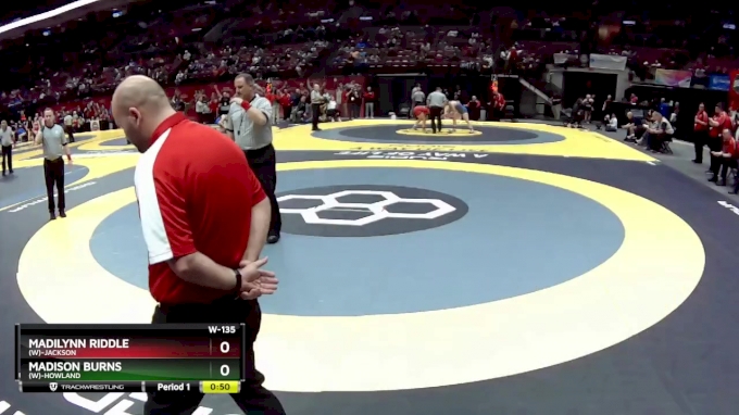 W-135 lbs Champ. Round 1 - Madilynn Riddle, (W)-Jackson vs Madison ...