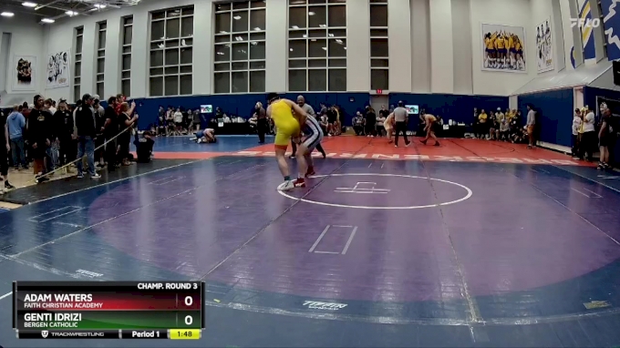 190 lbs Champ. Round 3 - Adam Waters, Faith Christian Academy vs Genti ...