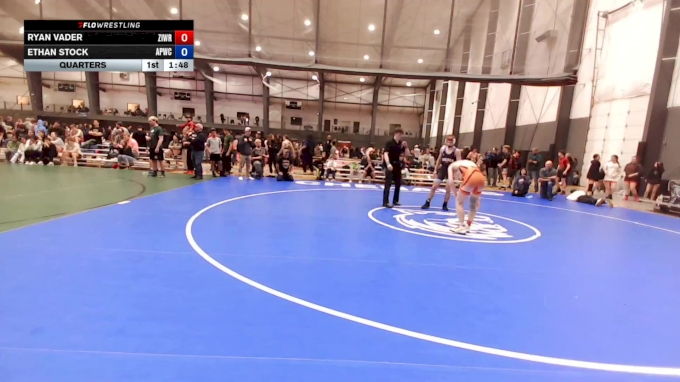 Junior FK - 144 lbs Quarters - Ryan Vader, Zillah Wrestling vs Ethan ...