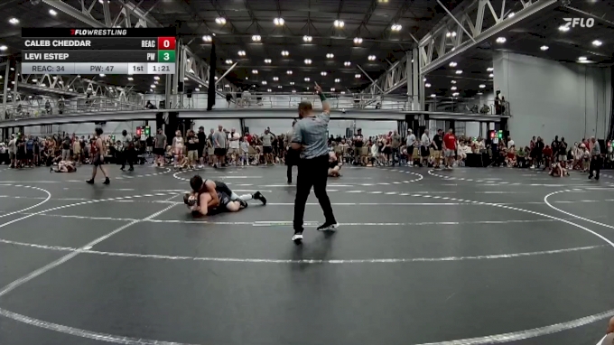 120 lbs Round 3 (8 Team) - Levi Estep, Prestige Worldwide vs Caleb ...