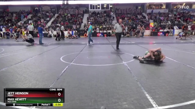 76 lbs Cons. Semi - Jett Heinson, Pratt vs Max Hewitt, Mulvane