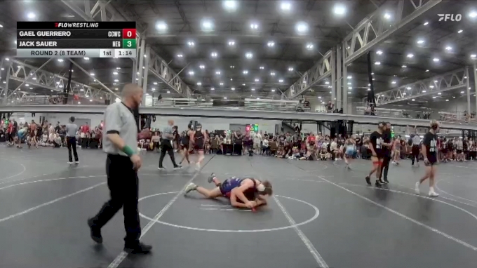 144 lbs Round 2 (8 Team) - Jack Sauer, New England Gold vs Gael ...
