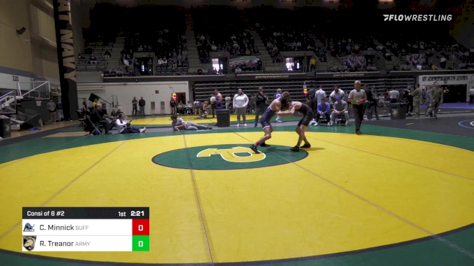 133 lbs Consi Of 8 #2 - Cole Minnick, Buffalo vs Rich Treanor, Army