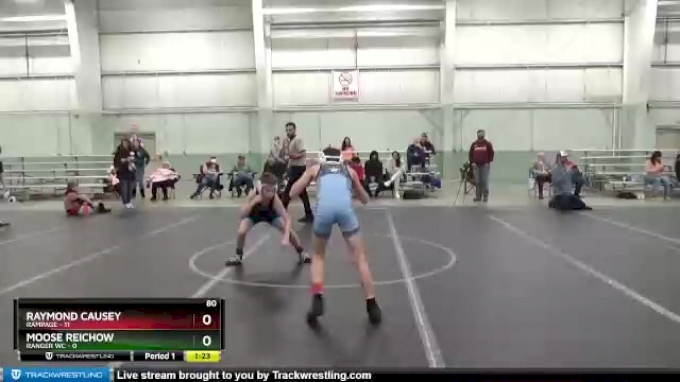 80 lbs Round 5 (8 Team) - Raymond Causey, Rampage vs Moose Reichow ...