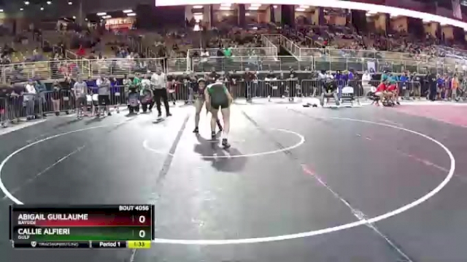 130 lbs Champ. Round 1 - Abigail Guillaume, Bayside vs Callie Alfieri, Gulf