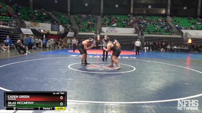1A-4A 285 Quarterfinal - Silas Mccarthy, Brooks vs Caden Green, Weaver