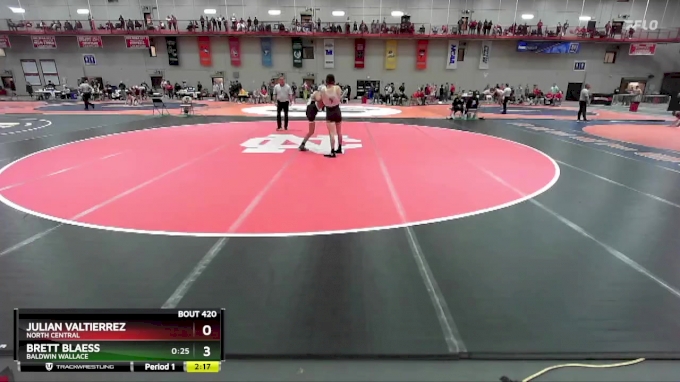 133 lbs Cons. Round 4 - Julian Valtierrez, North Central vs Brett ...