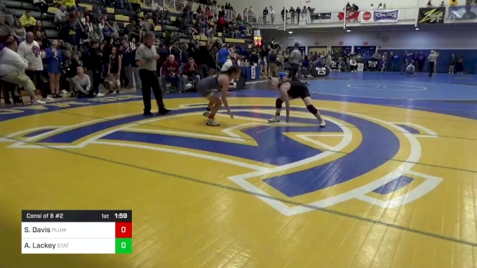 114 lbs Consi Of 8 #2 - Saphia Davis, Plum vs Anna Lackey, State College