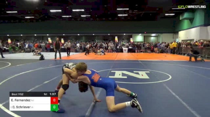 113 lbs Round Of 64 - Ethan Fernandez, Nj vs Cullan Schriever, Ia