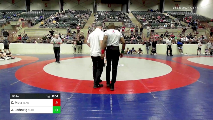 95 lbs 3rd Place - Christopher Metz, Teknique Wrestling vs Jake Ladewig ...