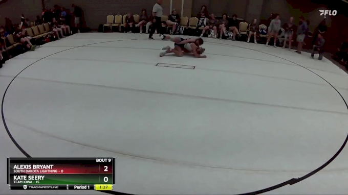 118 lbs Round 3 (8 Team) - Kate Seery, Team Iowa vs Alexis Bryant ...