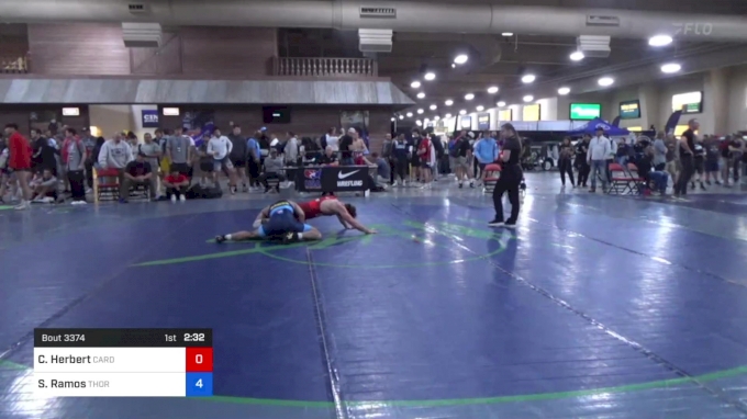70 kg Cons 64 #1 - Chad Herbert, Cardinal Wrestling Club vs Sergio ...