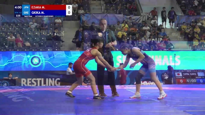 43 kg 1/2 Final - Mona Ezaka, Japan vs Maria Louiza GKIKA, Greece