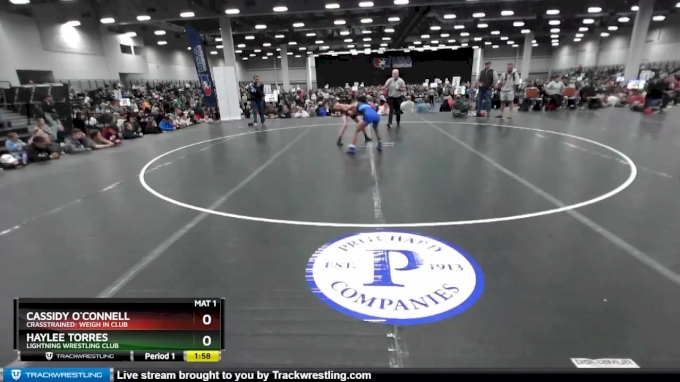 95 lbs Semifinal - Cassidy O`Connell, CrassTrained: Weigh In Club vs ...