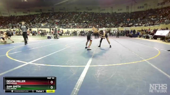 6A-120 lbs Semifinal - Devon Miller, Westmoore vs Sam Smith, Stillwater