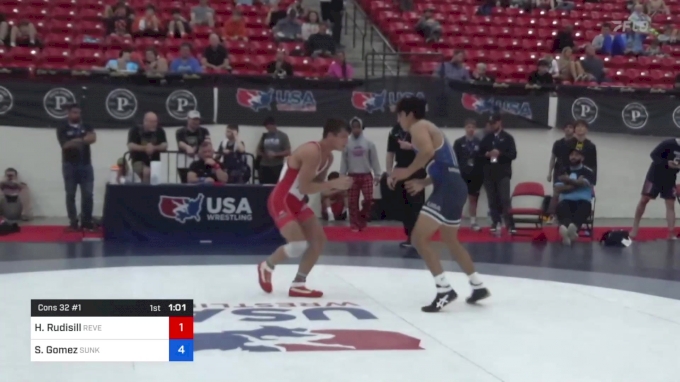 65 kg Cons 32 #1 - Houston Rudisill, Reverence Wrestling Club vs Sergio ...