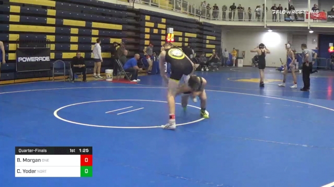 145 lbs Quarterfinal - Brenan Morgan, One More Period vs Connor Yoder ...