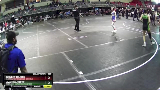 101 lbs 1st Place Match - Avah Garrett, Nebraska Elite Wrestling Club ...