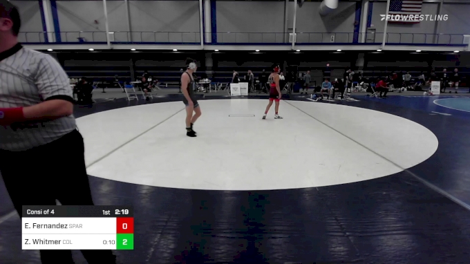 133 lbs Consi Of 4 - Ethan Fernandez, Spartan WC vs Zach Whitmer, Columbia