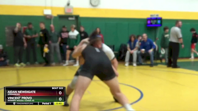 175 lbs Cons. Round 2 - Aidan Newdigate, SPRINGBORO vs Vincent Provo ...