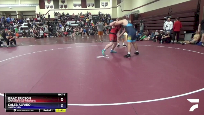 Junior-12 lbs Round 2 - Isaac Ericson, Waukon Indian Wrestling vs Caleb ...
