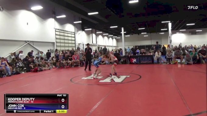 77 lbs Placement Matches (16 Team) - Kooper Deputy, Pennsylvania Blue ...