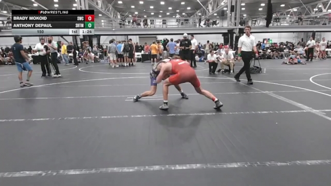 150 lbs Round 4 (6 Team) - Anthony Depaul, Team Shutt Mau Mau vs Brady ...