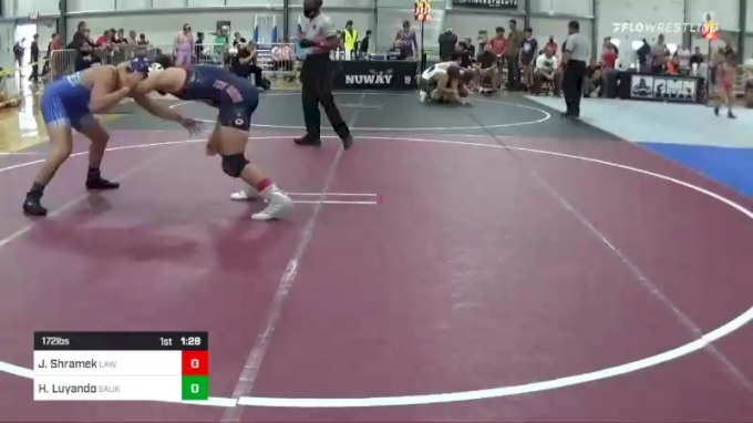 172 lbs Rr Rnd 1 - Jackson Shramek, Law vs Hunter Luyando, Sauk Valley ...