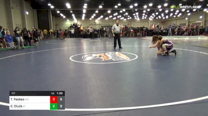 117 lbs Semifinal - Tatiana Feekes, Colorado Draw Team vs Chylece Cluck ...