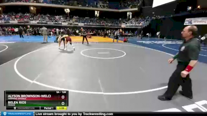 5A - 128 lbs Quarterfinal - Belen Rios, Frisco vs Alyson Brownson-Welch ...
