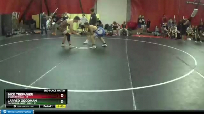 182 lbs Placement Matches (8 Team) - Nick Trepanier, Onconto Falls vs ...