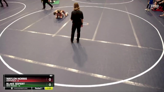 60 lbs Finals (8 Team) - Blake Seifert, New Prague vs Waylon Norris ...