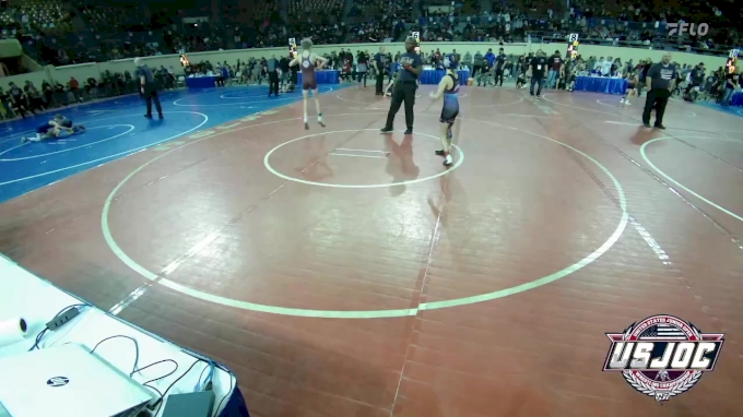 76 lbs Consi Of 8 #1 - Ty Whitlock, Harrah Little League Wrestling vs ...