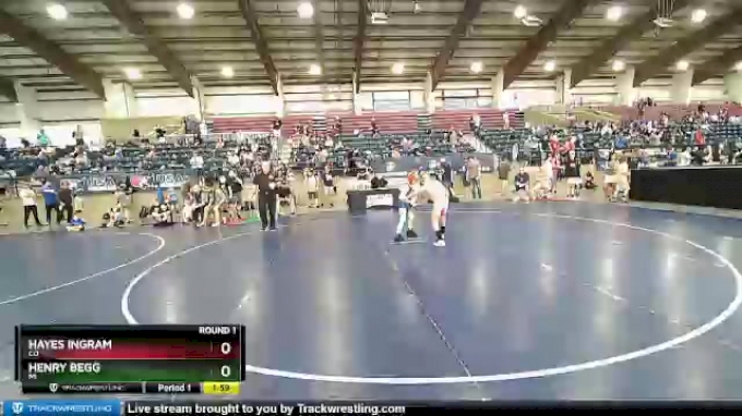 84 lbs Round 1 - Hayes Ingram, CO vs Henry Begg, MI
