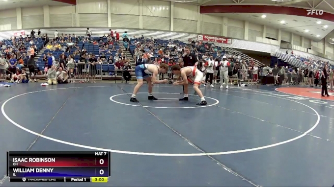 157 lbs Champ. Round 2 - Isaac Robinson, OH vs William Denny, IL