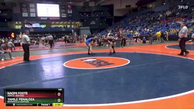 145 lbs Champ. Round 1 - Naomi Foote, Zion (Z.-Benton) vs Yamile ...