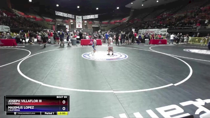 93 lbs Champ. Round 1 - Joseph Villaflor Iii, California vs Maximus ...