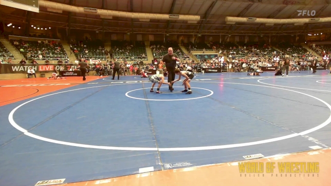 76 lbs Consi Of 8 #2 - Maverick Sanchez, Rough House vs Haedyn Cochran ...