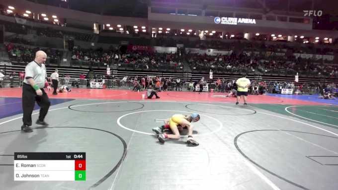 85 lbs Round Of 32 - Elijah Roman, Scorpions vs Orian Johnson, Teaneck ...