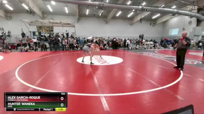 132 lbs Champ. Round 1 - Alex Garcia-Roque, Pueblo Centennial vs Hunter ...