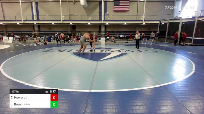 197 lbs Round Of 16 - Cody Howard, Virginia Tech vs Jt Brown, Army-West ...