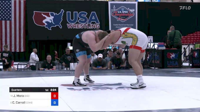 125 kg Quarters - Juan Mora, Bison Wrestling Club vs Christian Carroll ...