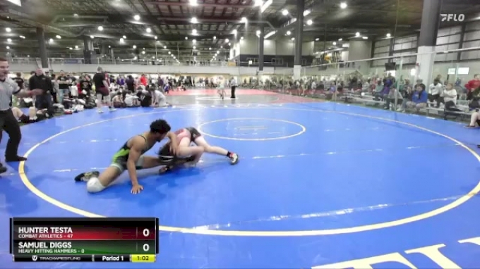 175 lbs Round 1 (4 Team) - Hunter Testa, COMBAT ATHLETICS vs Samuel ...